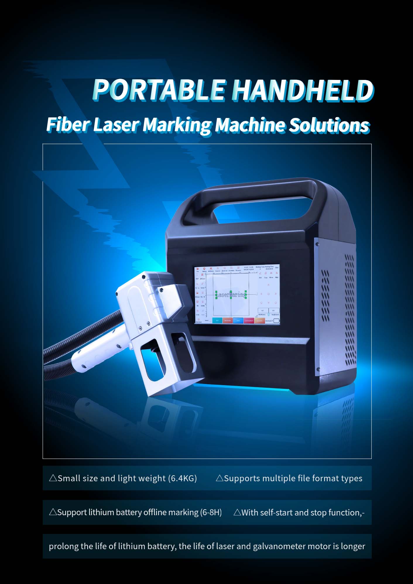 Hand-held laser marking machine Manufacturer_Price_Suppliers - Shandong ...